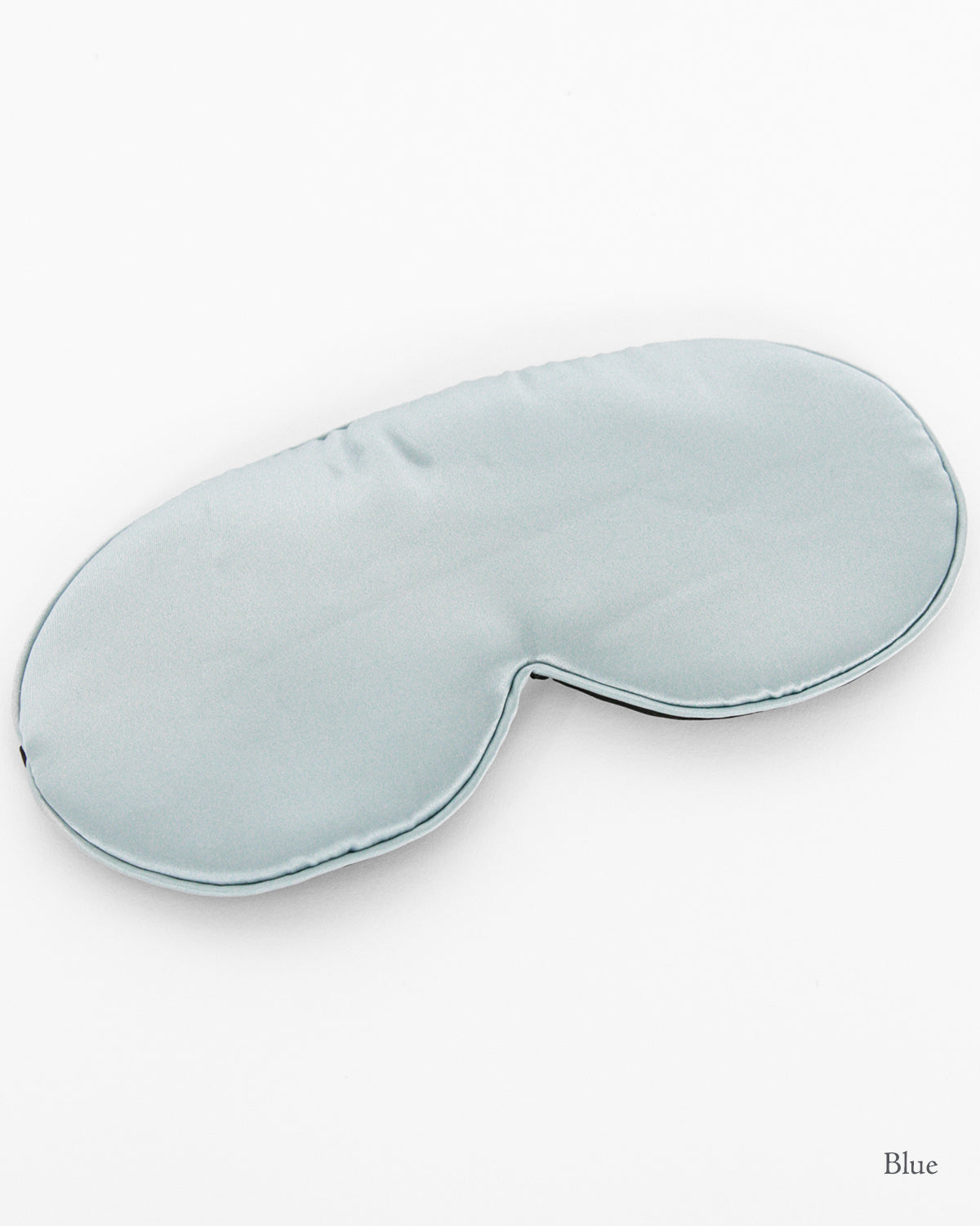 100% Silk Sleep Mask - DARK SILVER LEFT