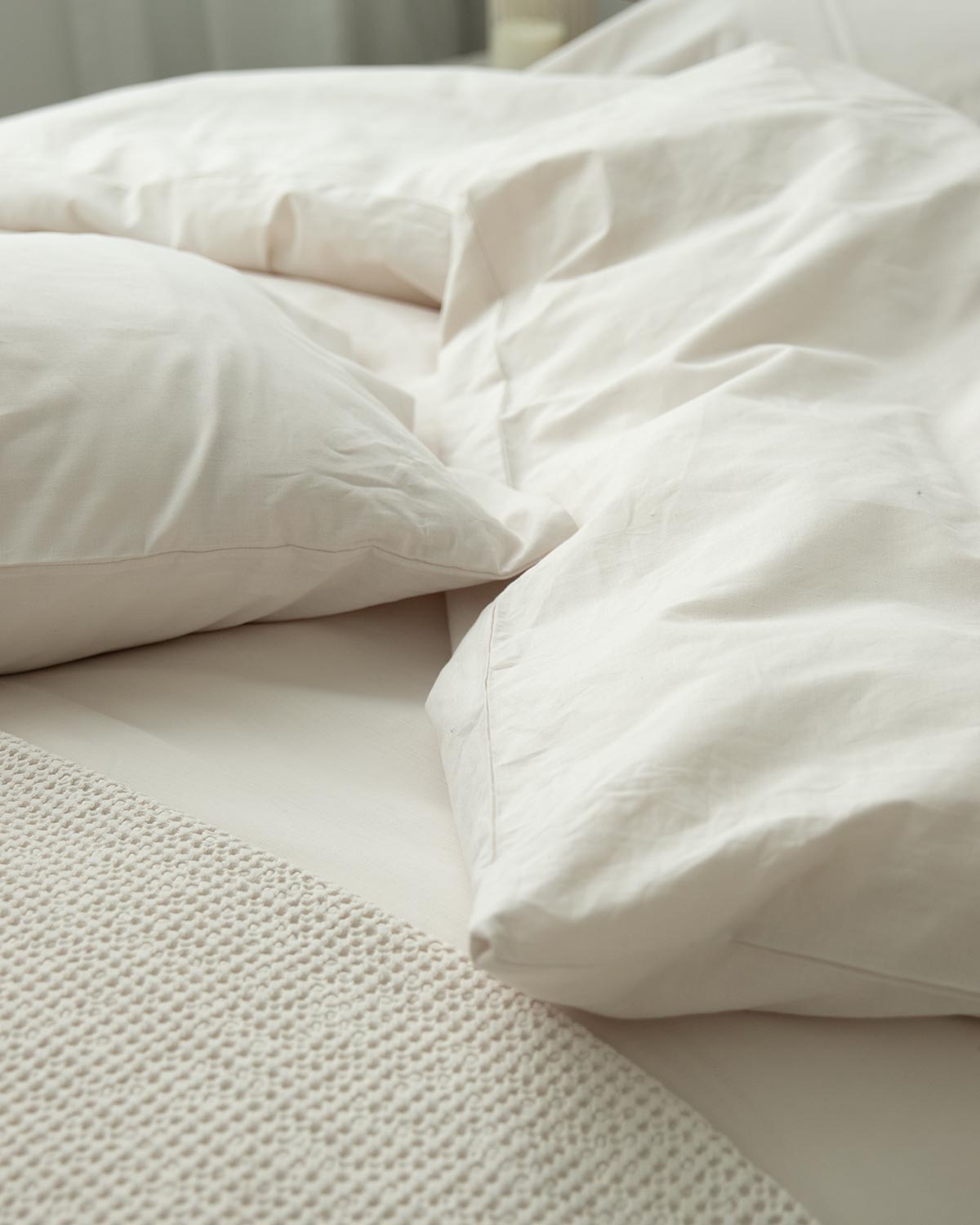 Washed Cotton/Hemp Dune - Au Lit Fine Linens