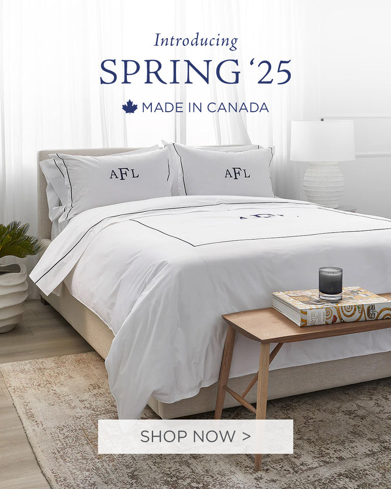Bedding and Blankets | Luxury Linens Canada | Au Lit Fine Linens
