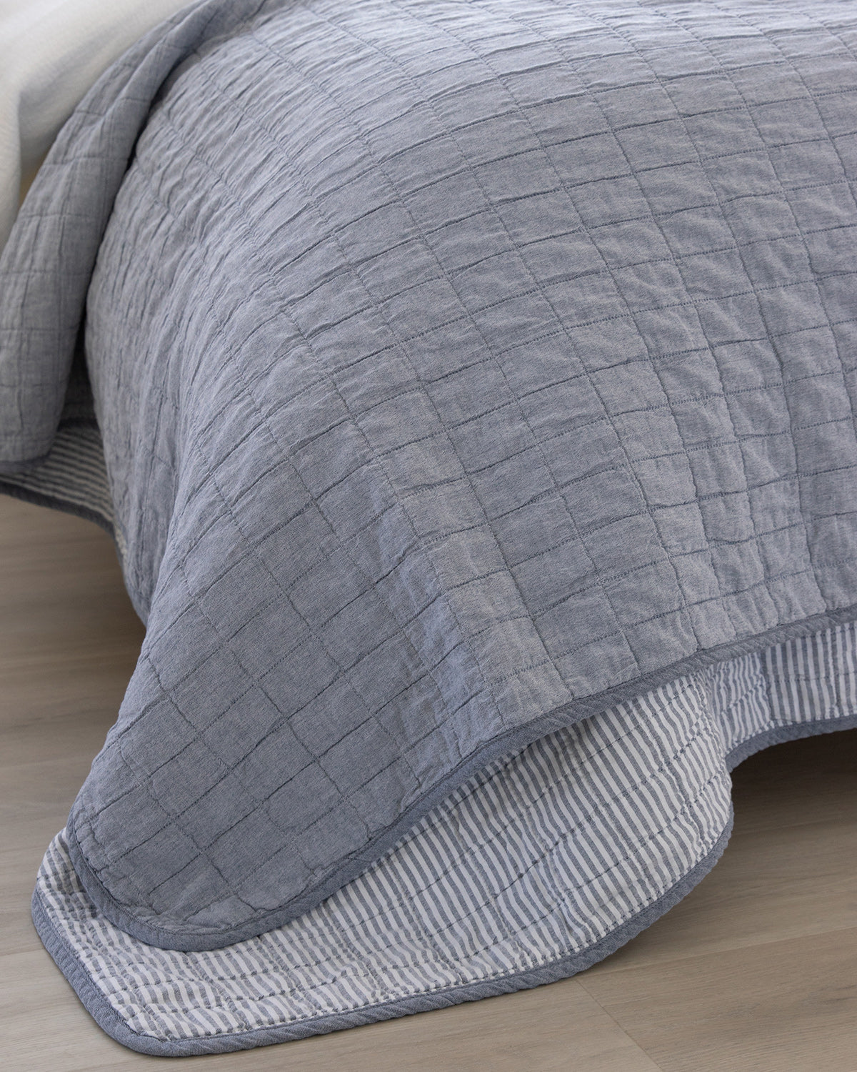 Lexington Quilt Chambray/Stripe Navy