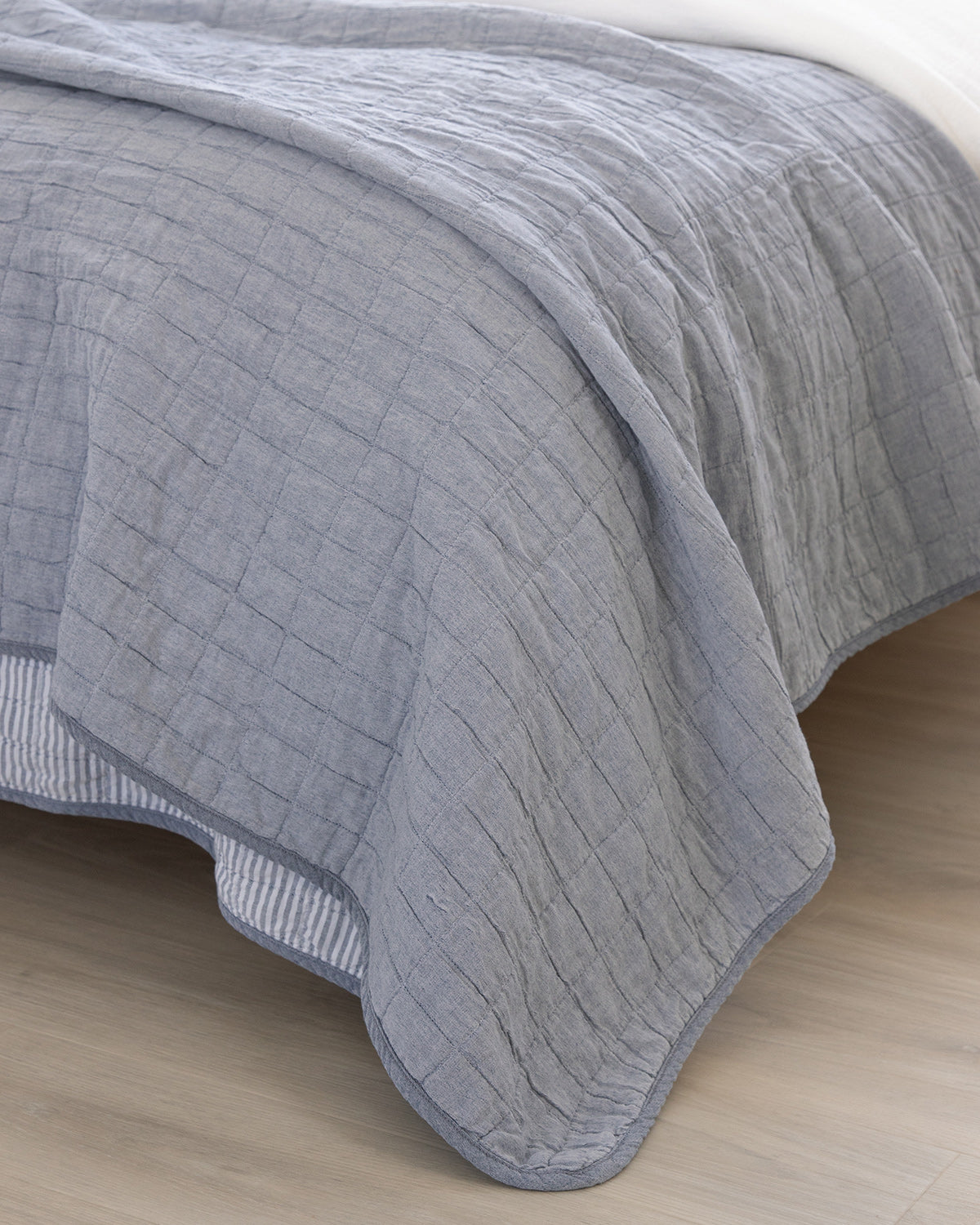 Lexington Quilt Chambray/Stripe Navy