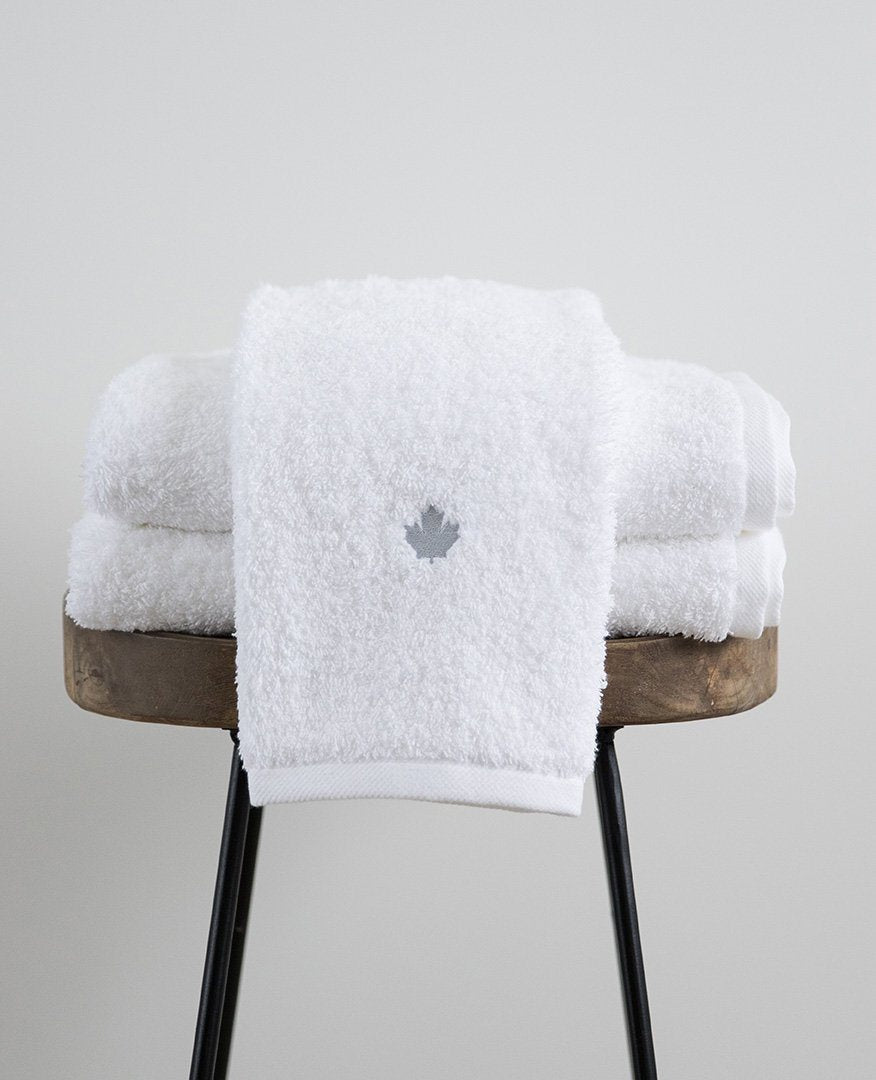 Maple Leaf Embroidered Towels