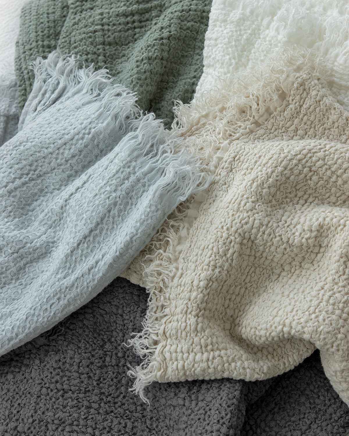Nantucket Washed Linen Throw