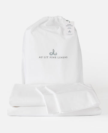 Sheets | Supreme 410 Thread Count Percale | Au Lit Fine Linens