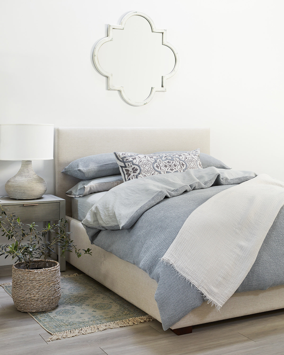 Washed Waffle Skylight - Au Lit Fine Linens