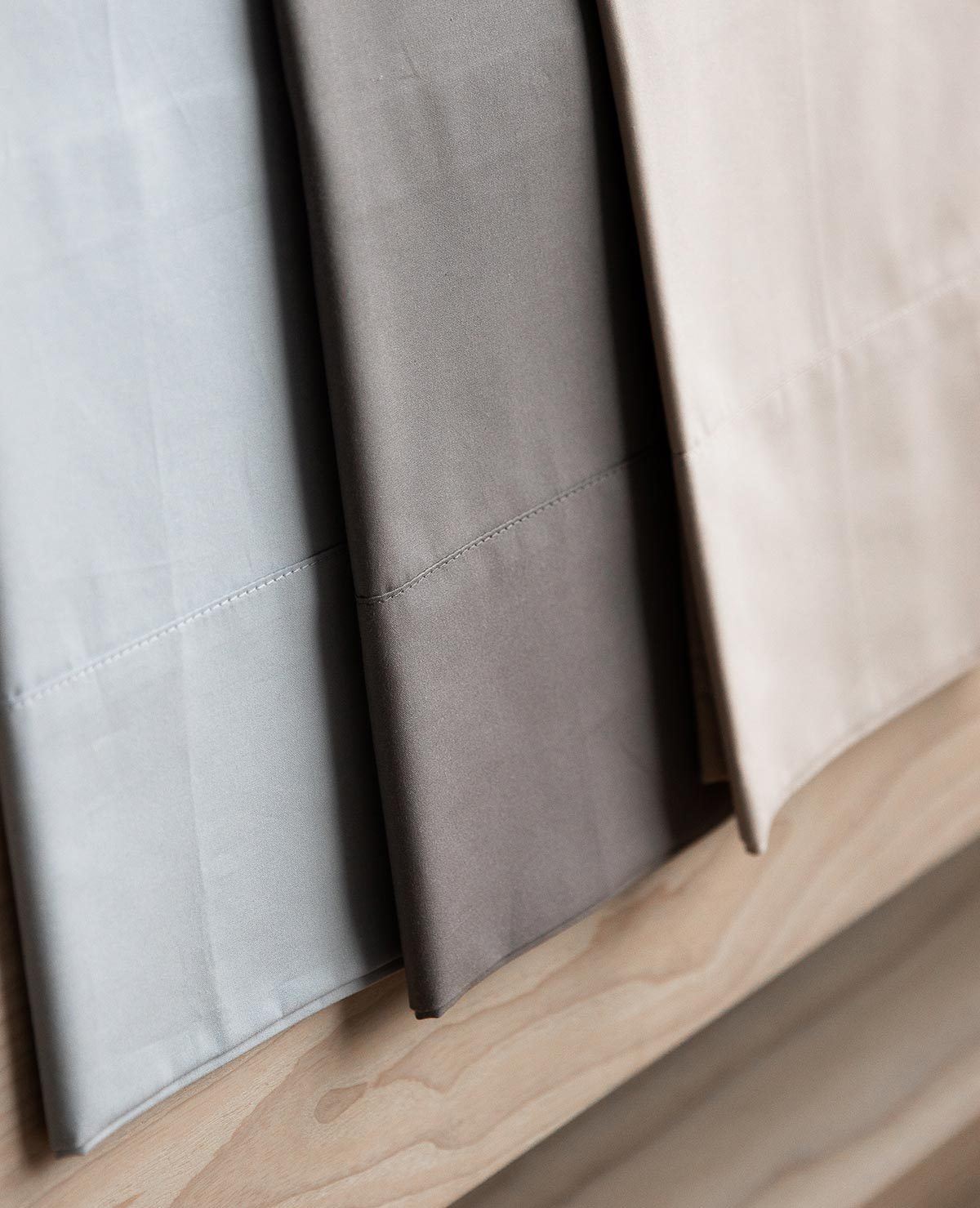 200 Thread Count Percale Mineral - Au Lit Fine Linens