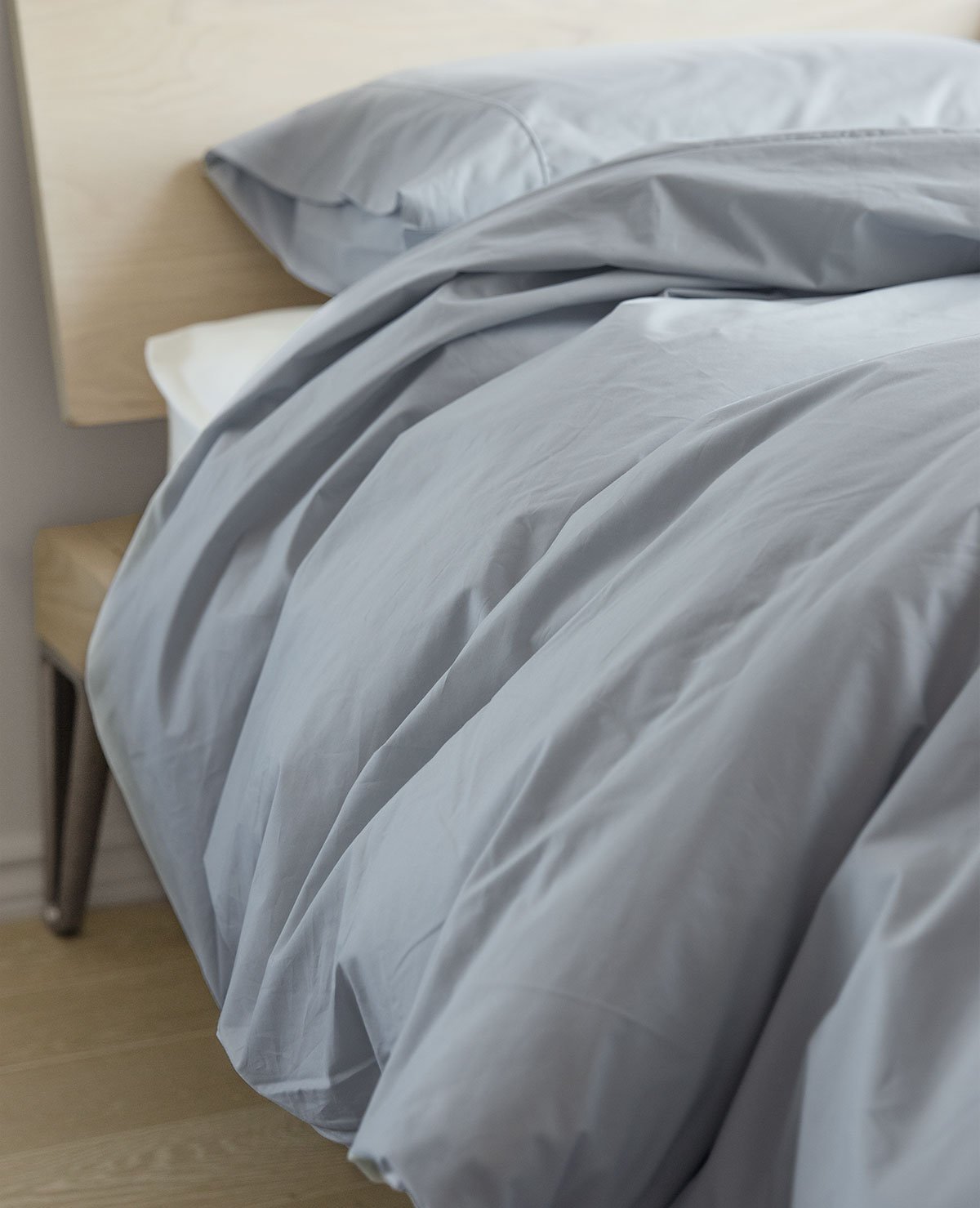 200 Thread Count Percale Mineral - Au Lit Fine Linens