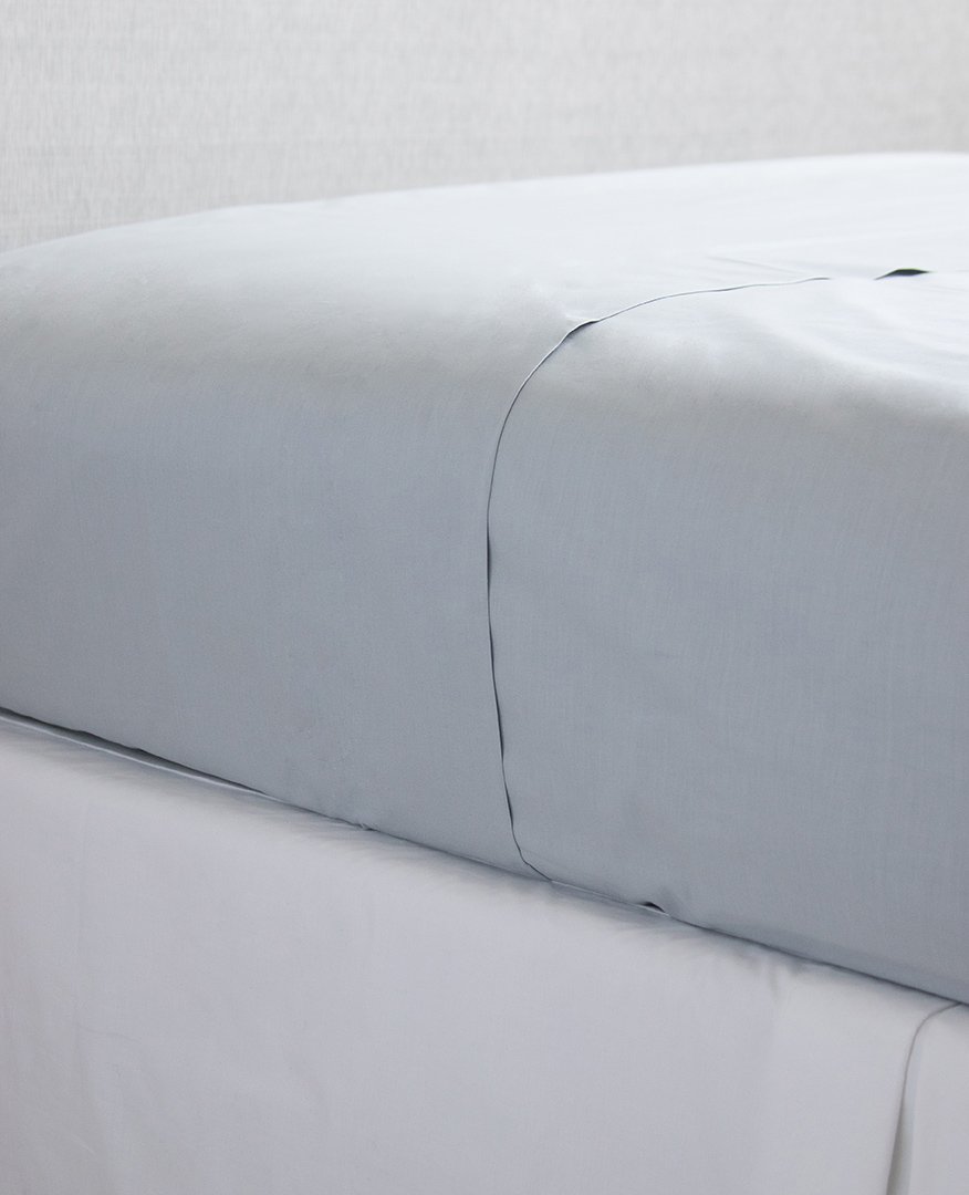 200 Thread Count Percale Mineral - Au Lit Fine Linens