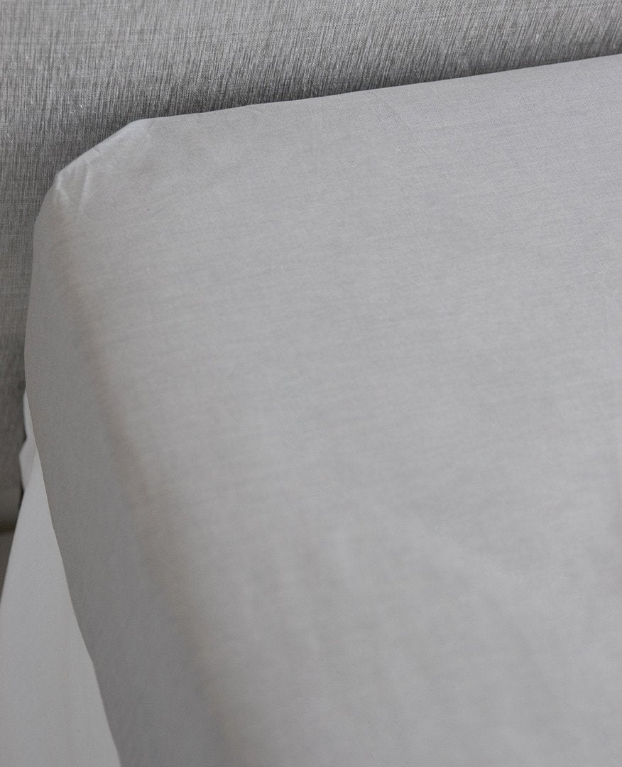 Chambray Grey and Charcoal - Au Lit Fine Linens