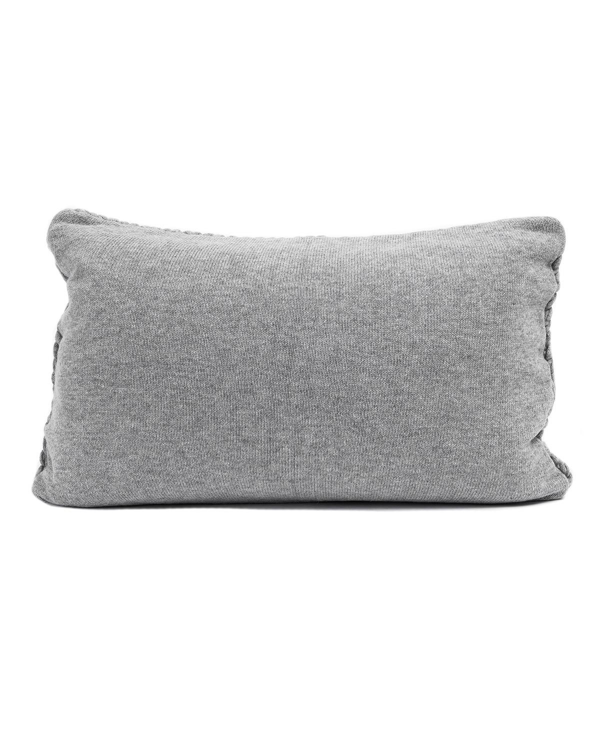 Manchester Wool Cushion Grey