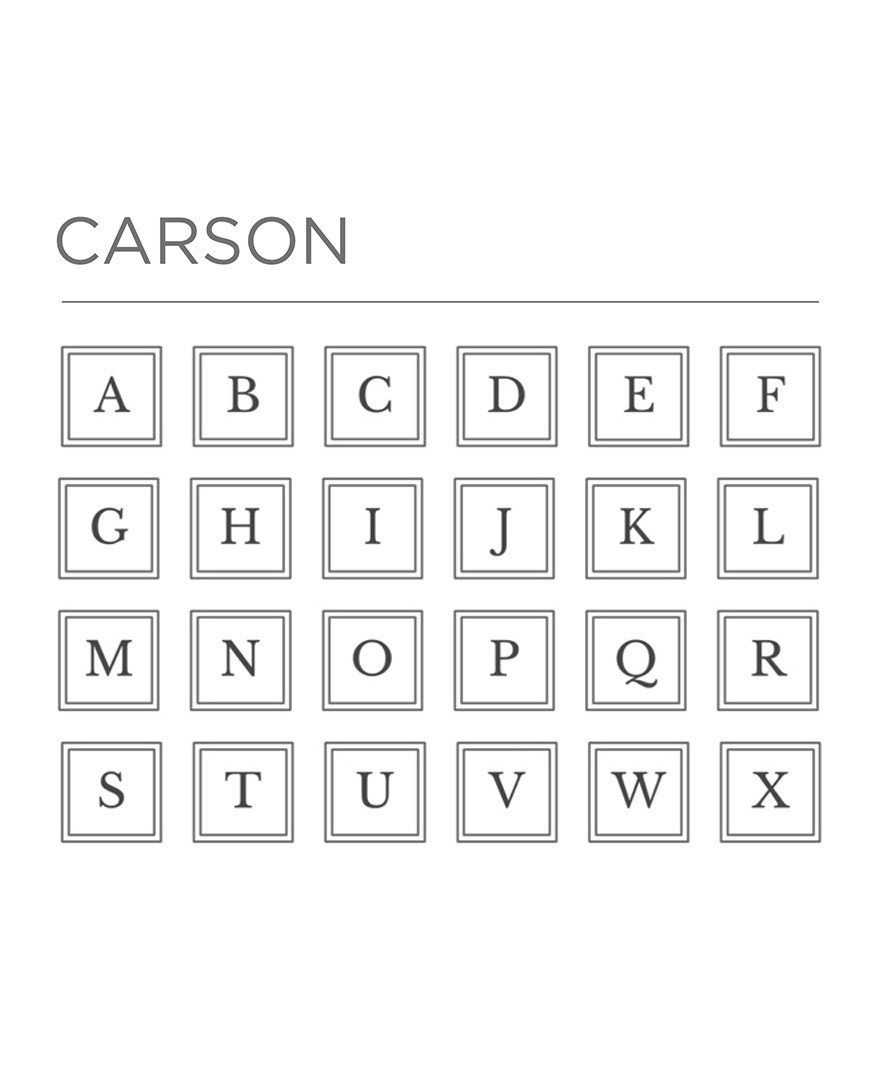 Custom Monogrammed Sheets 220 Percale - Au Lit Fine Linens