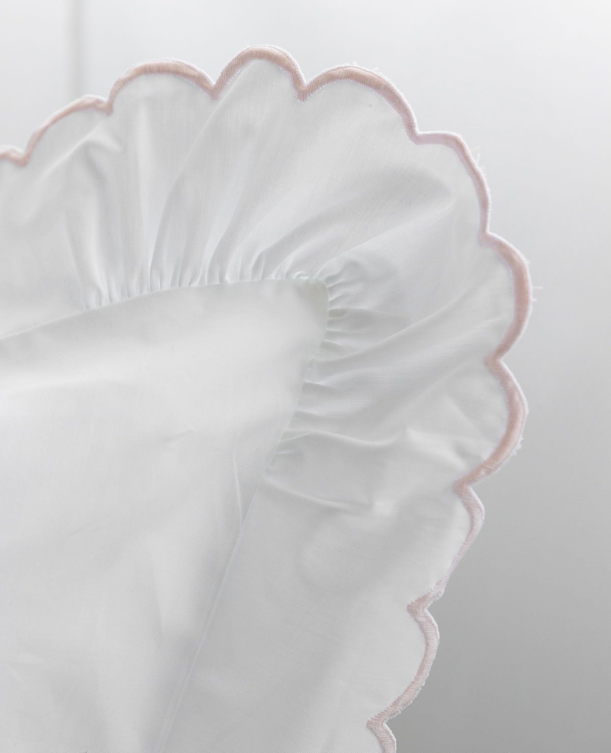 Scallop Embroidery Sheets - Au Lit Fine Linens