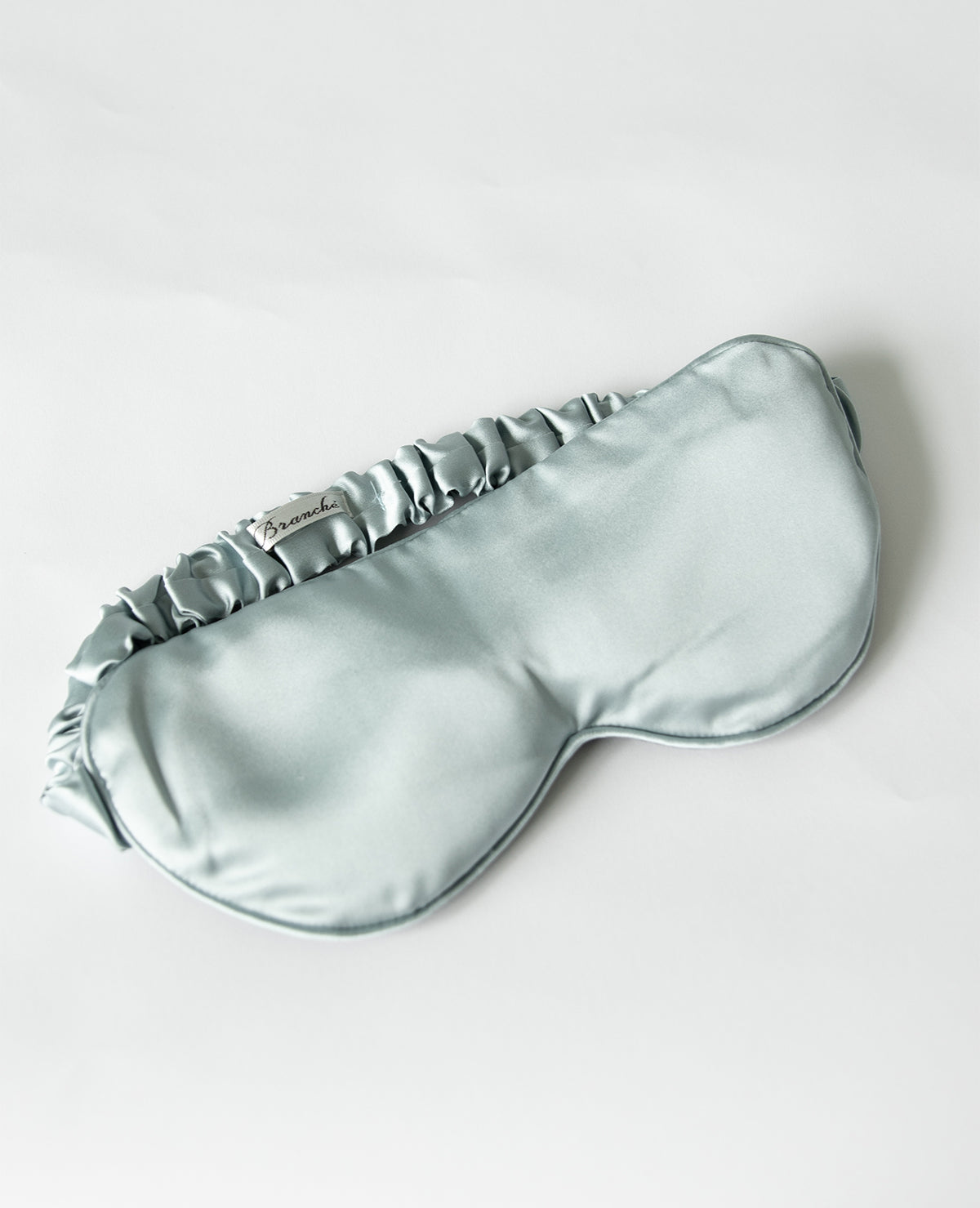 100% Silk Weighted Sleep Mask Blue