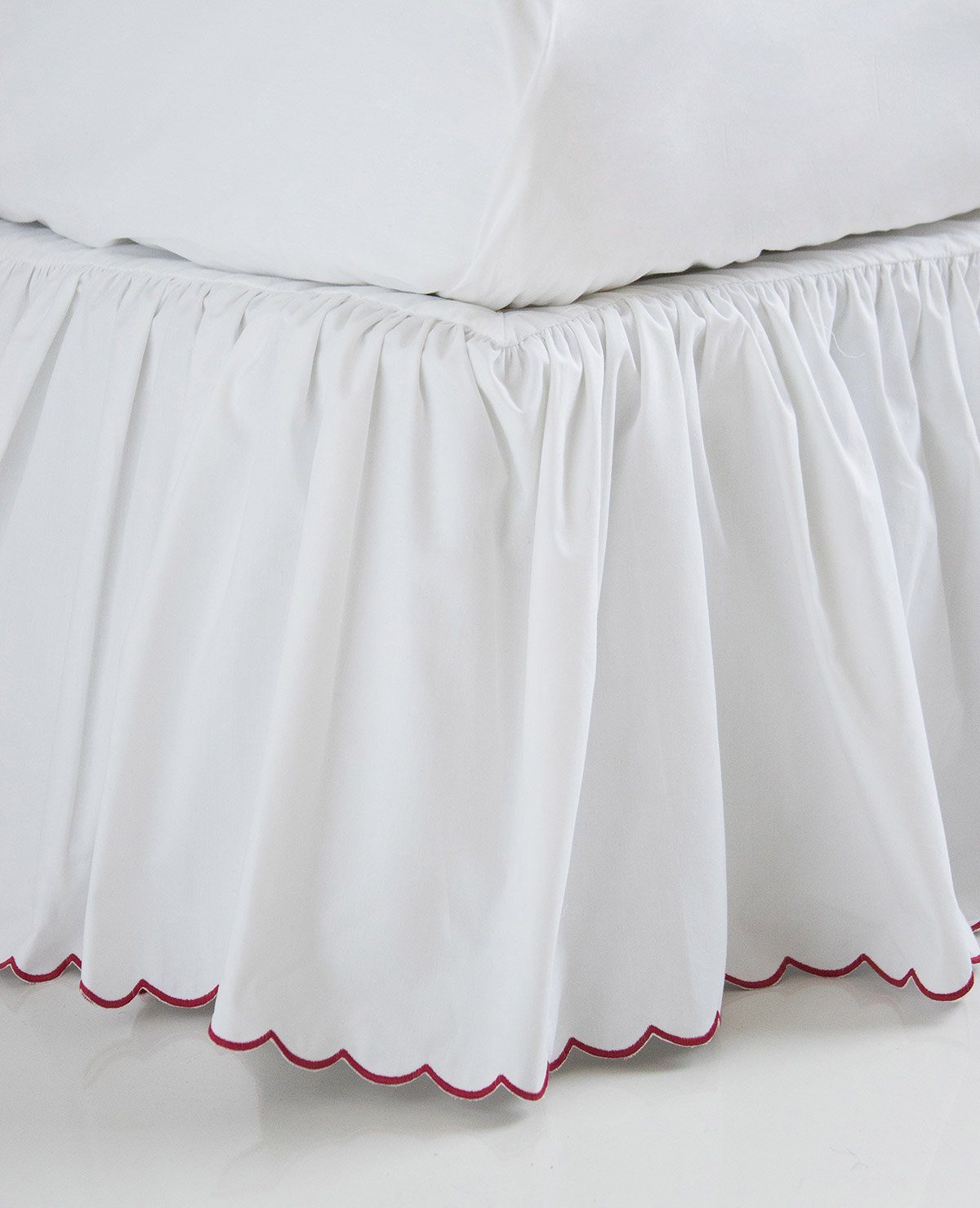 Scallop Embroidery Sheets - Au Lit Fine Linens