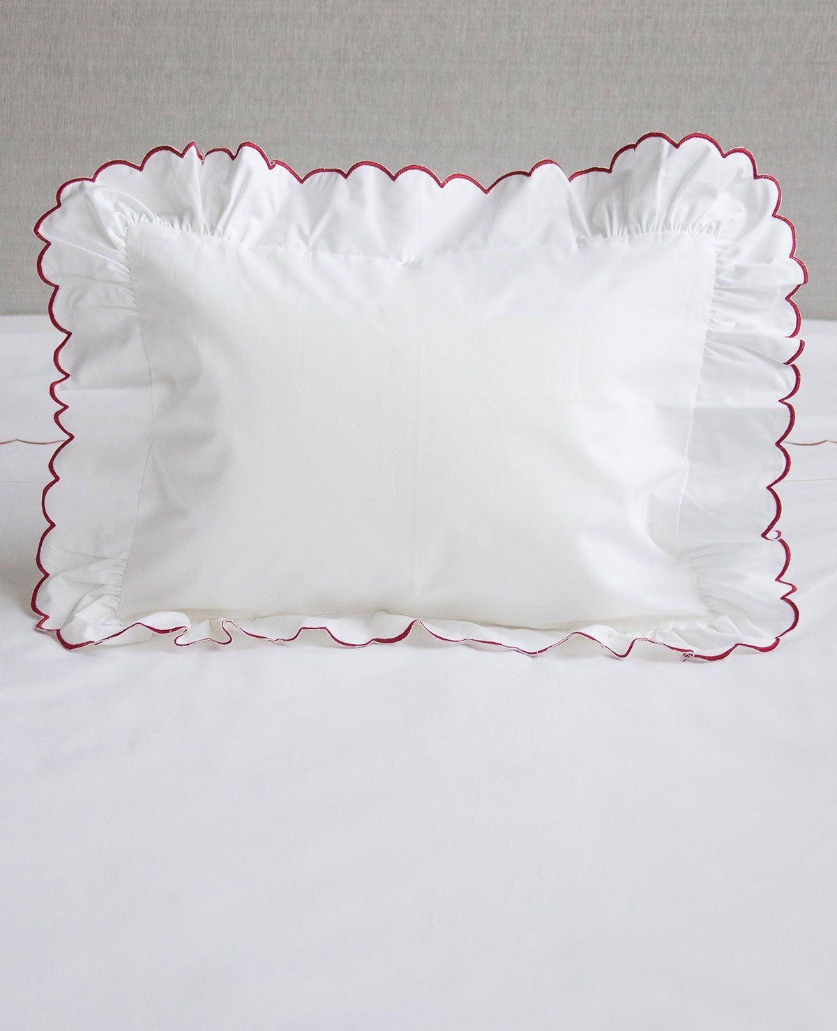 Scallop Embroidery Sheets - Au Lit Fine Linens