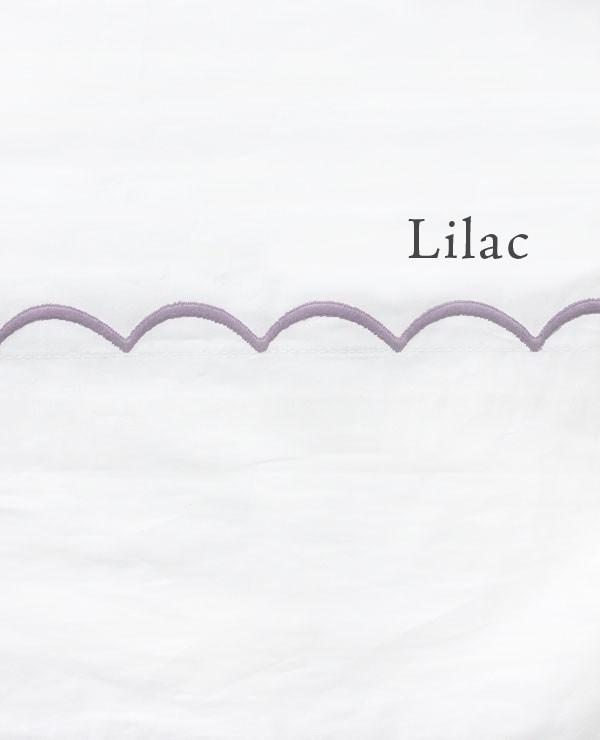 Scallop Embroidery Sheets - Au Lit Fine Linens